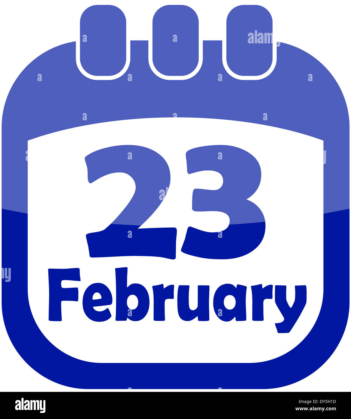 Icône de calendrier février Banque de photographies et d’images à haute ...