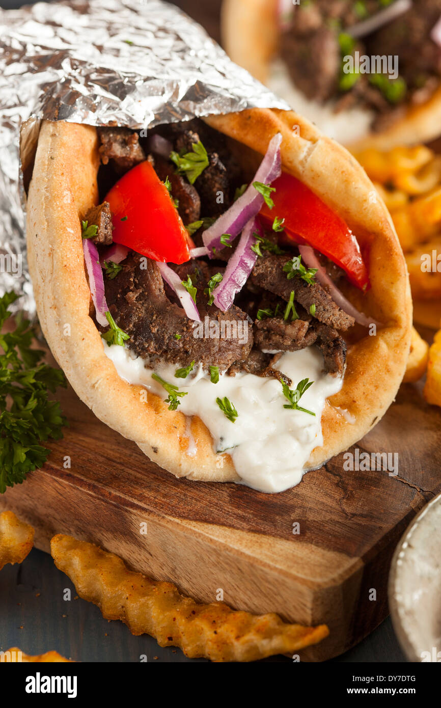 Viande De Gyro Banque d'image et photos - Alamy