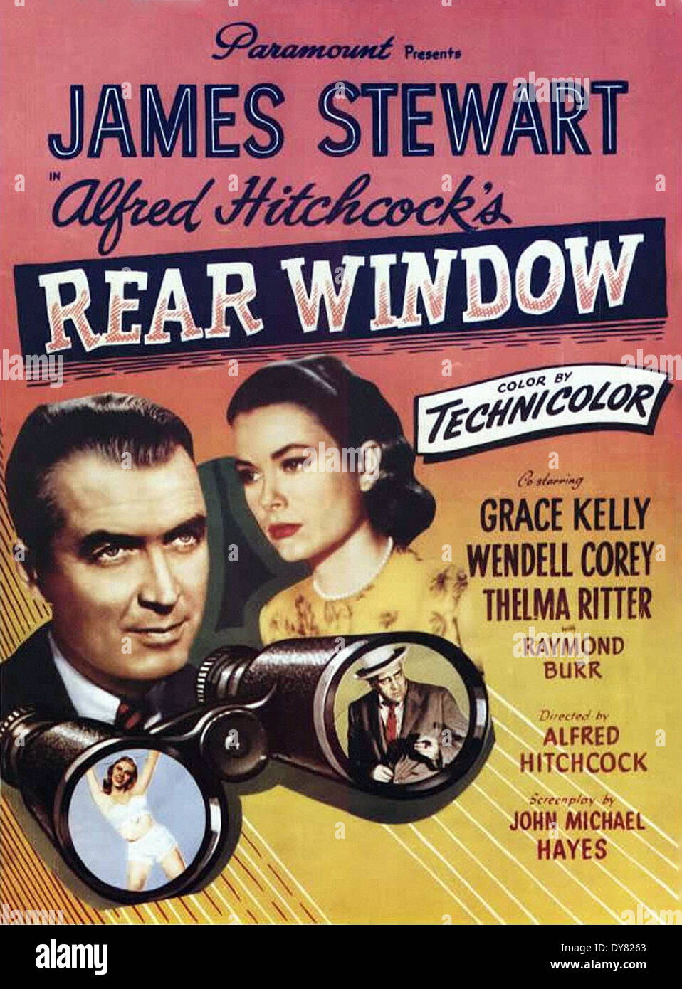 Rear window hitchcock poster Banque de photographies et d’images à haute résolution - Alamy