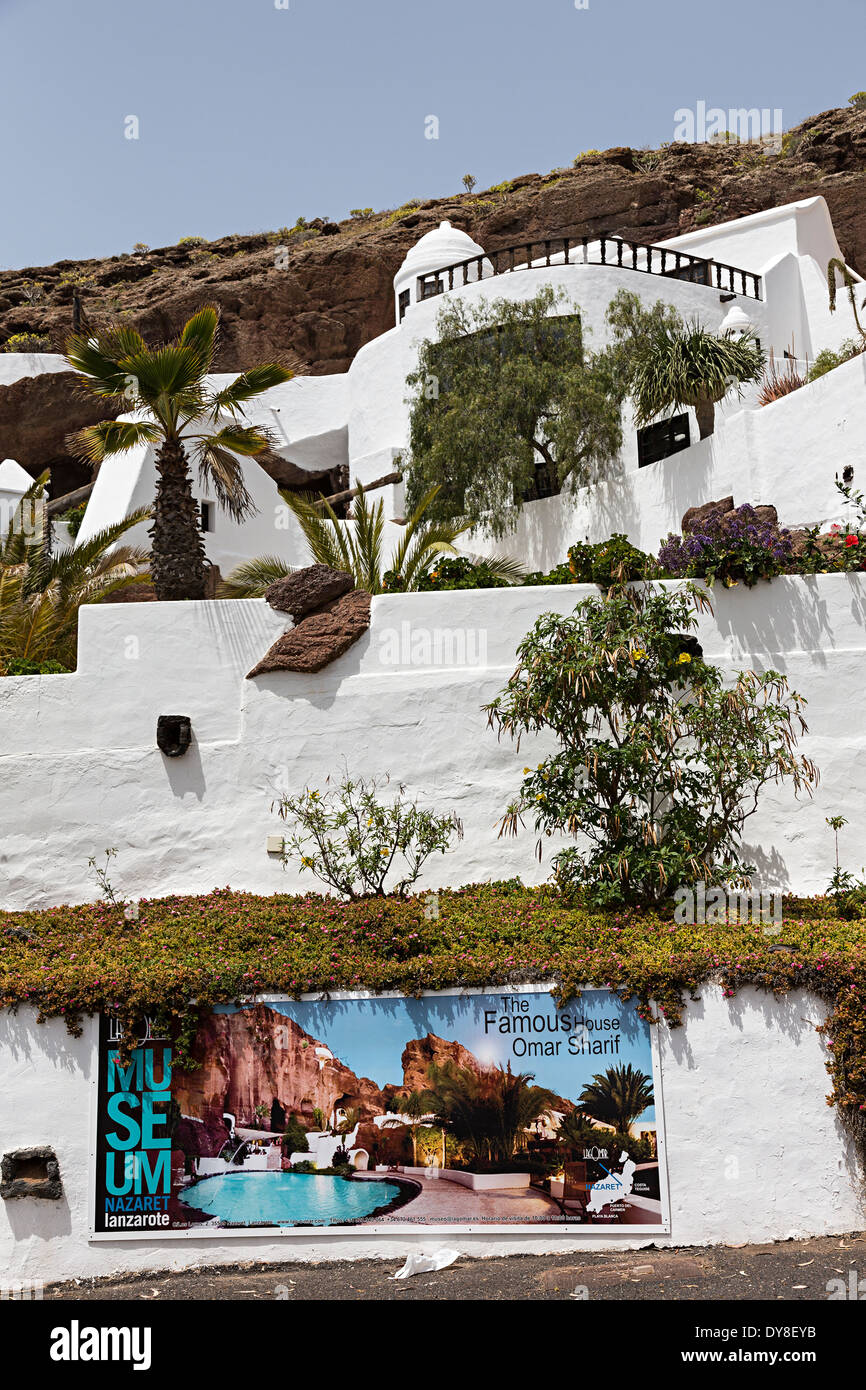 Lagomar, Omar Sharif's house, Oasis de Nazaret, Lanzarote, îles ...