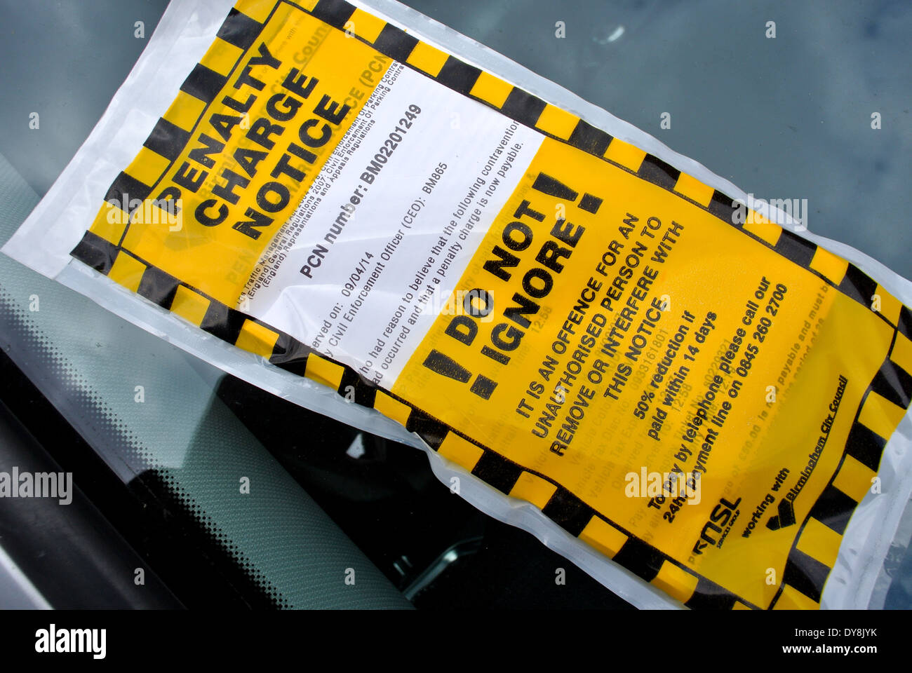 Ticket de parking Banque de photographies et d’images à haute ...