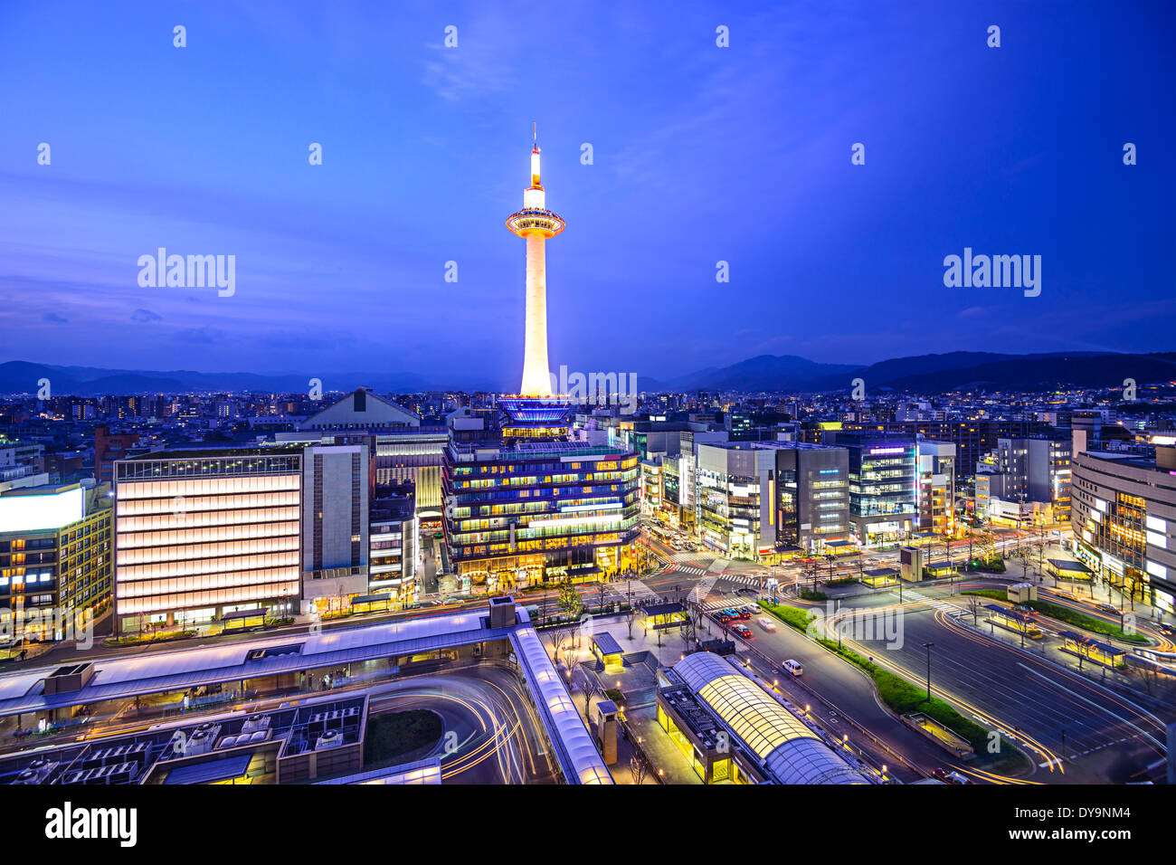 Kyoto, Japon ville moderne Photo Stock - Alamy