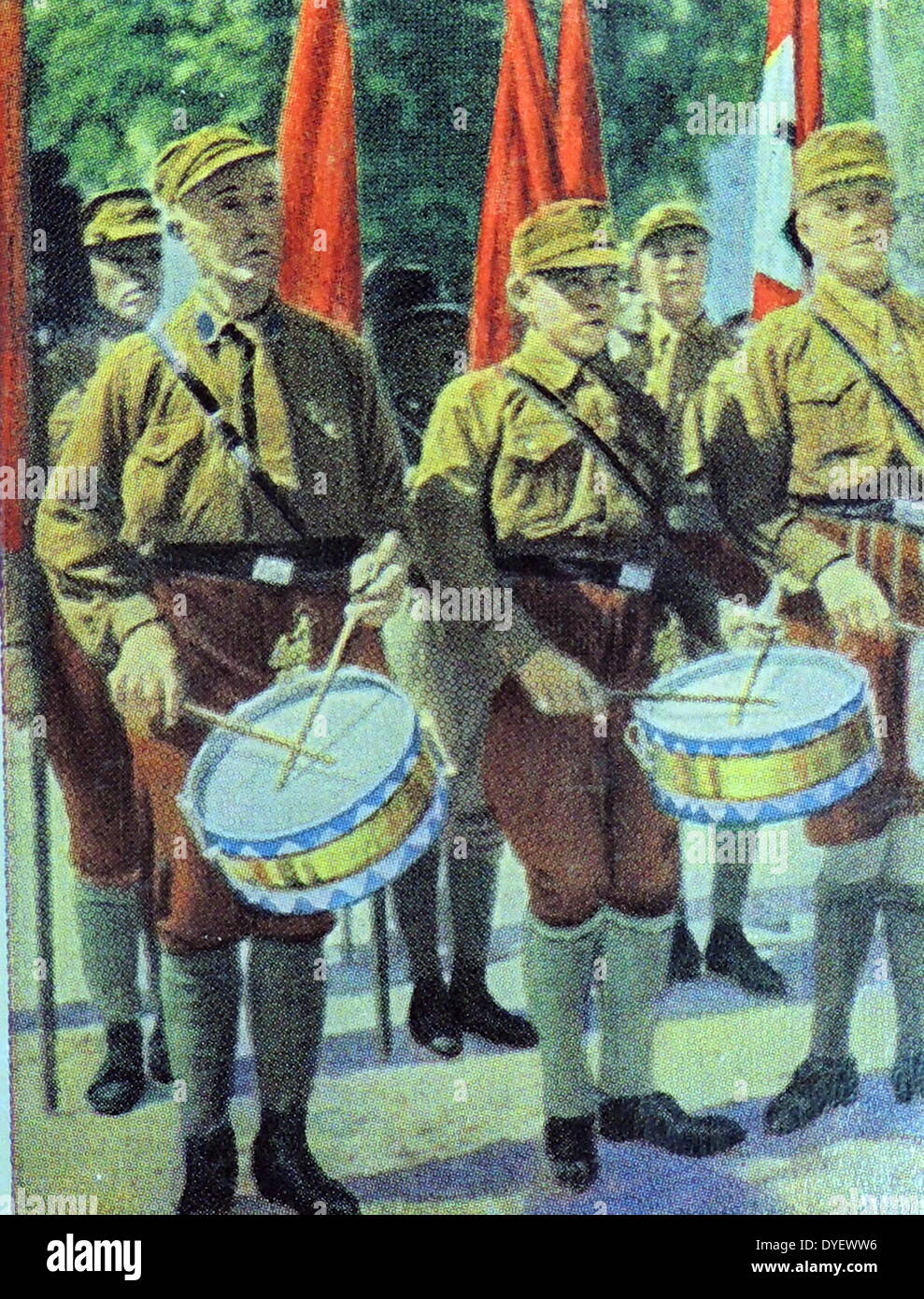 Allemagne propagande du parti nazi 1932 Banque de photographies et d ...