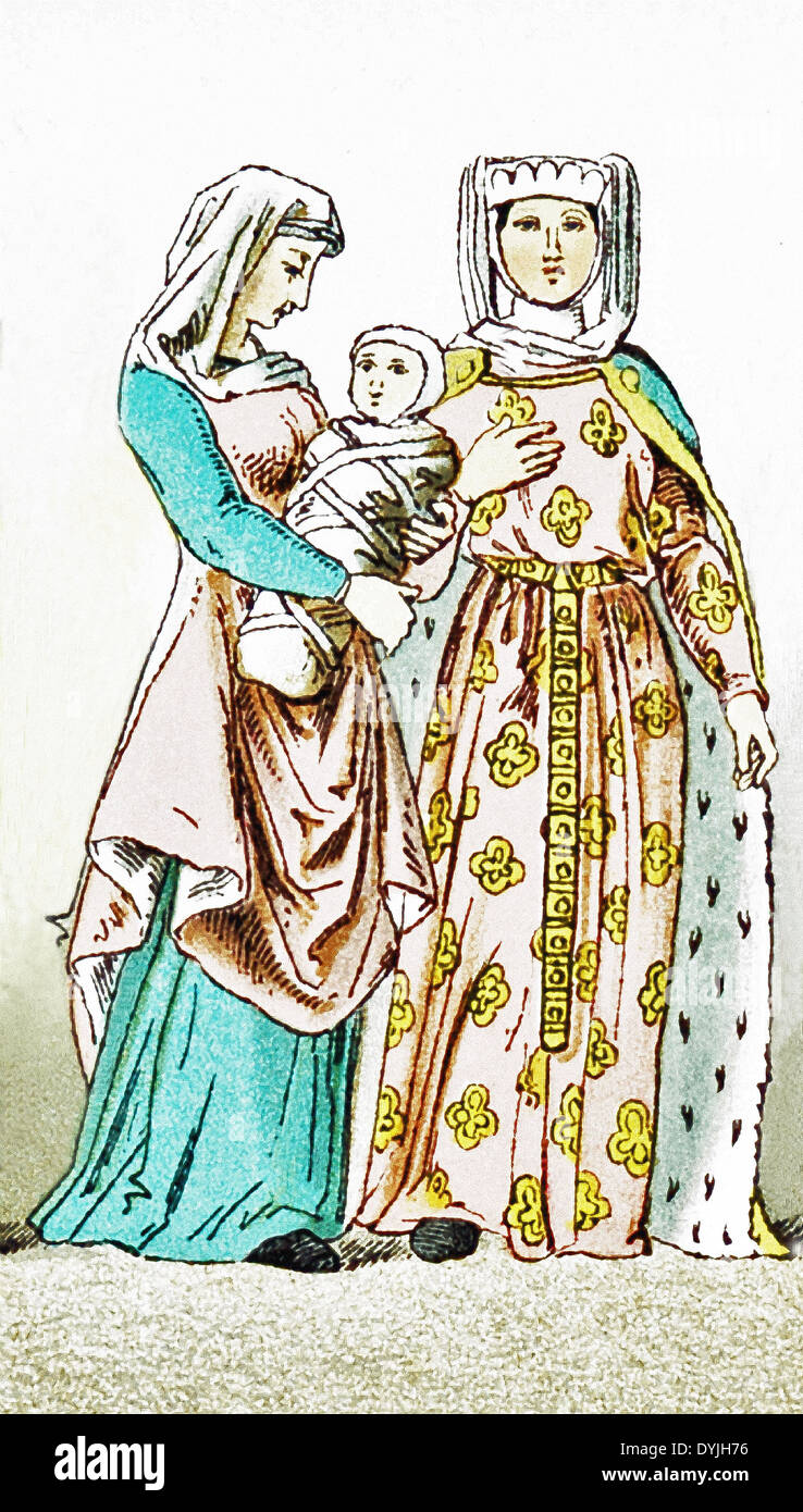 Medieval french baby Banque de photographies et d’images à haute ...