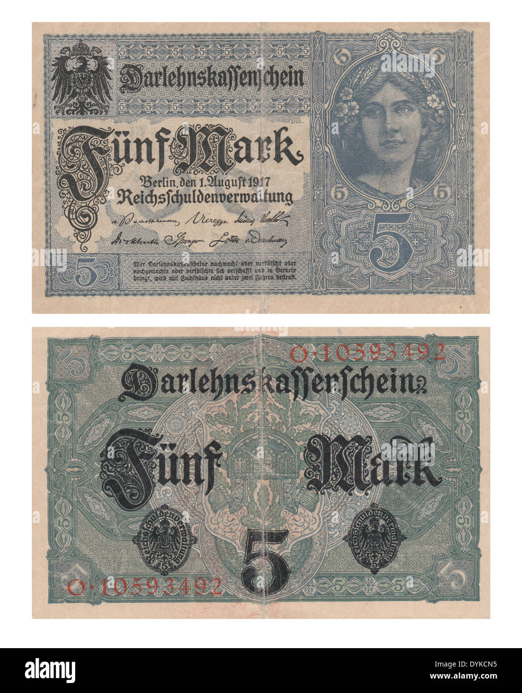 Vieux billets allemands Banque de photographies et d’images à haute ...