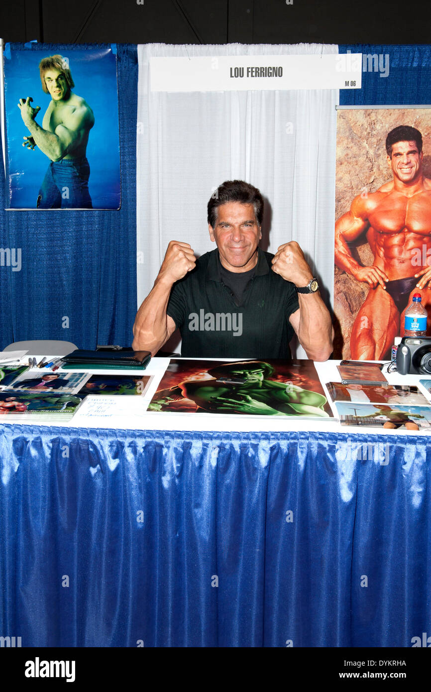 Le bodybuilder et acteur lou ferrigno Banque de photographies et d ...
