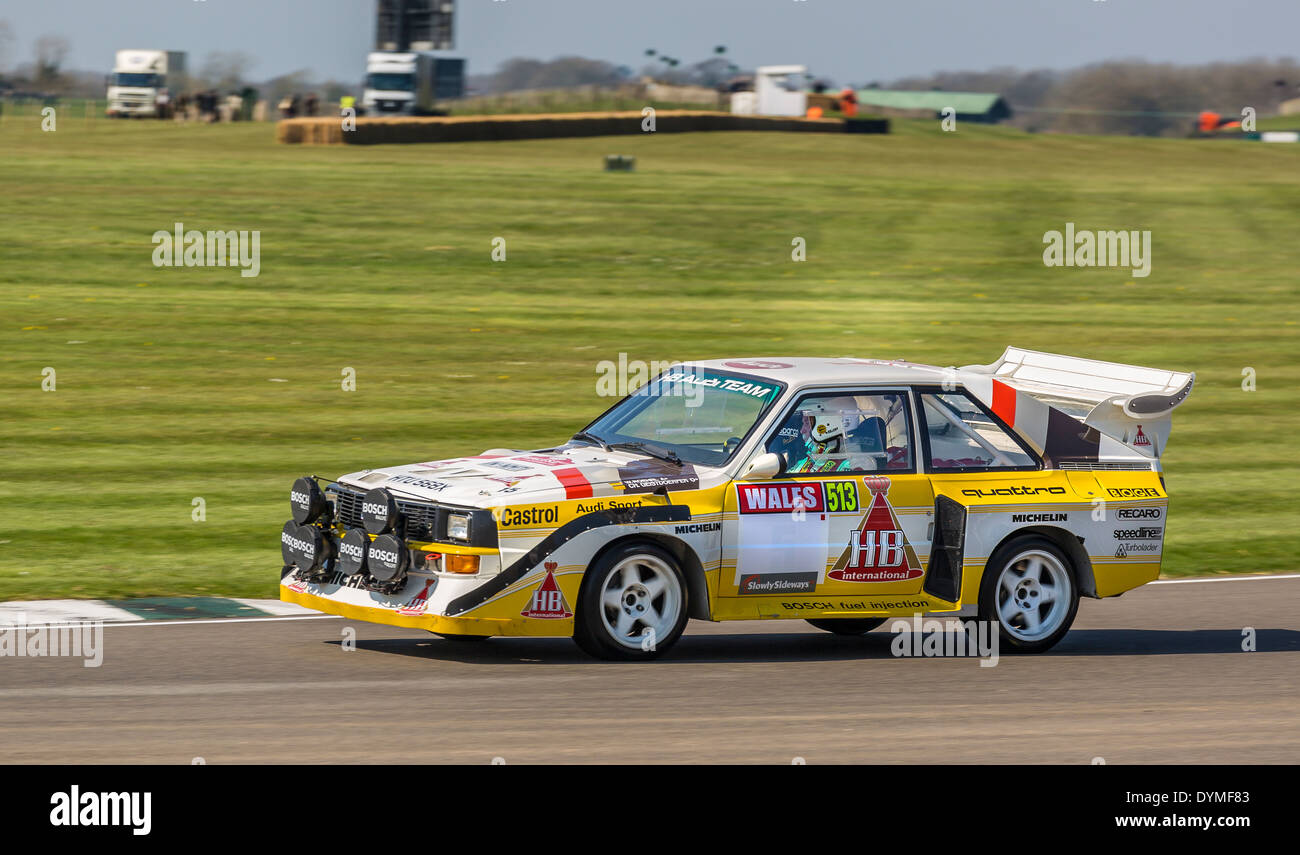 1984 Audi Sport Quattro S1 E2 Groupe B rally voiture avec chauffeur ...
