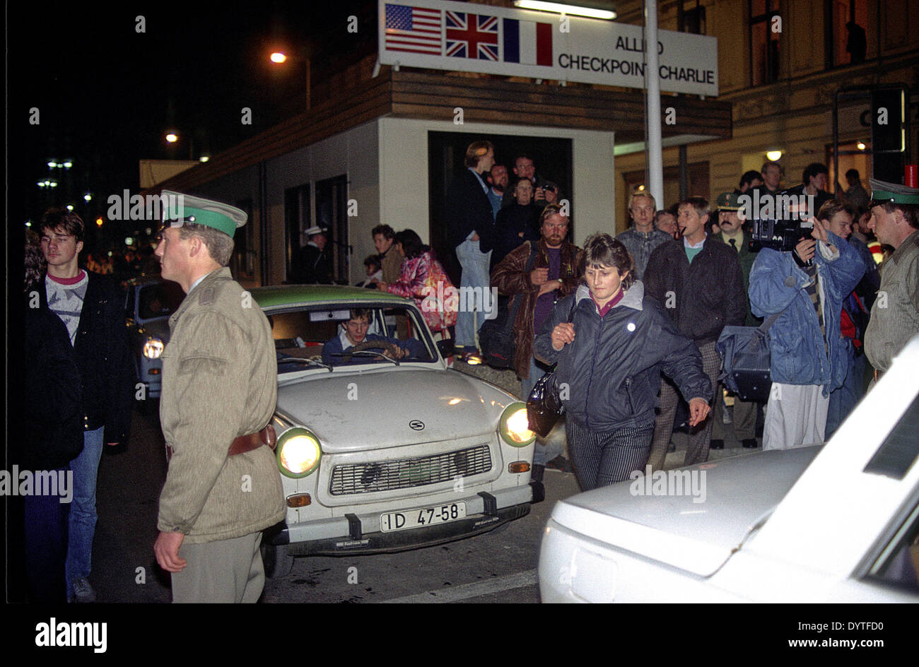 Checkpoint charlie berlin wall 1989 Banque de photographies et d’images ...
