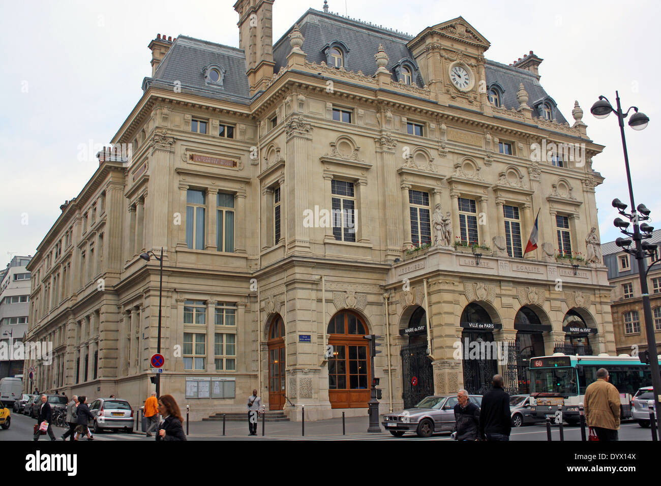 Mairie du 18e arr. Paris Photo Stock - Alamy