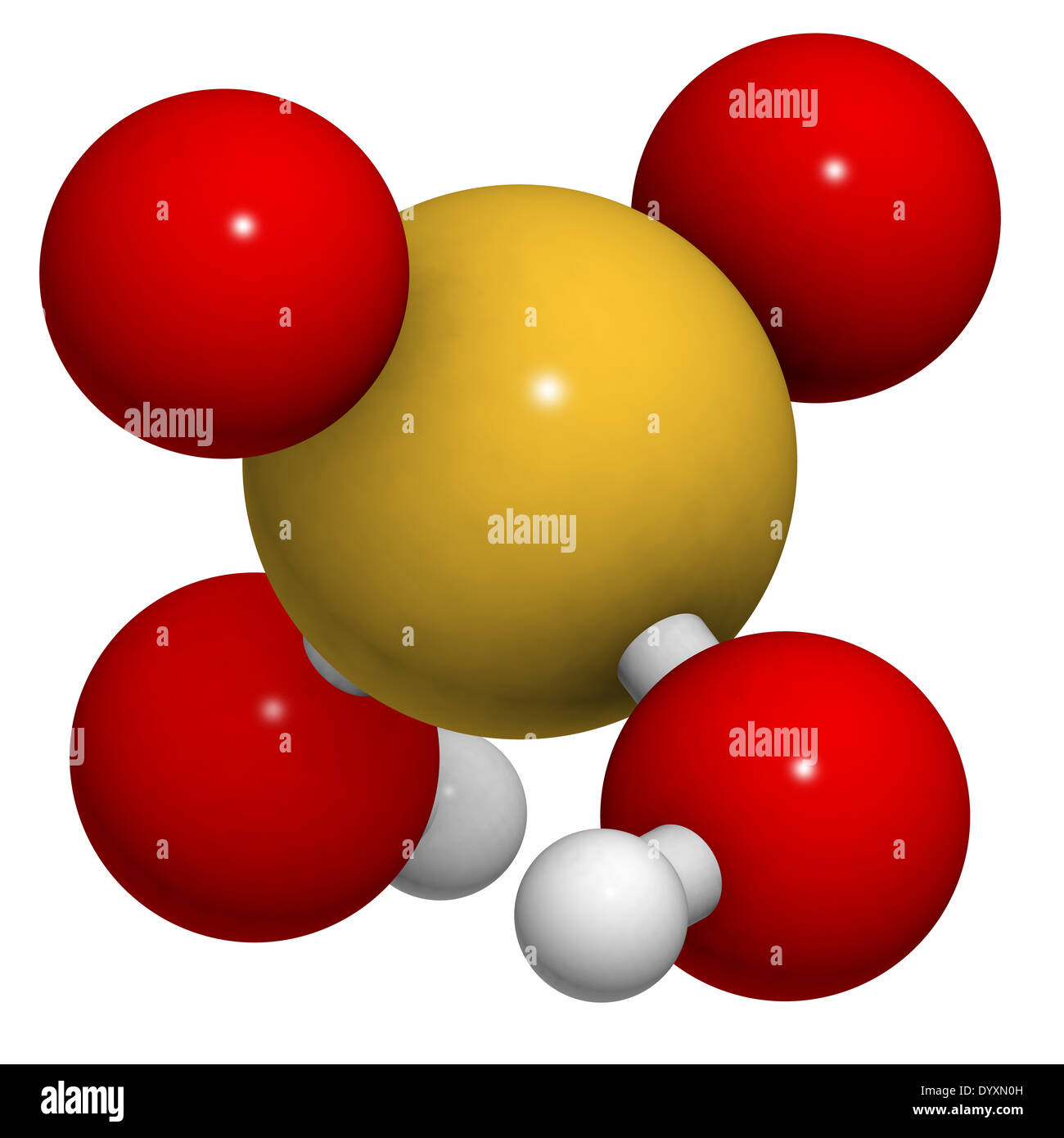 Acide sulfurique concentré Banque d'images détourées - Alamy