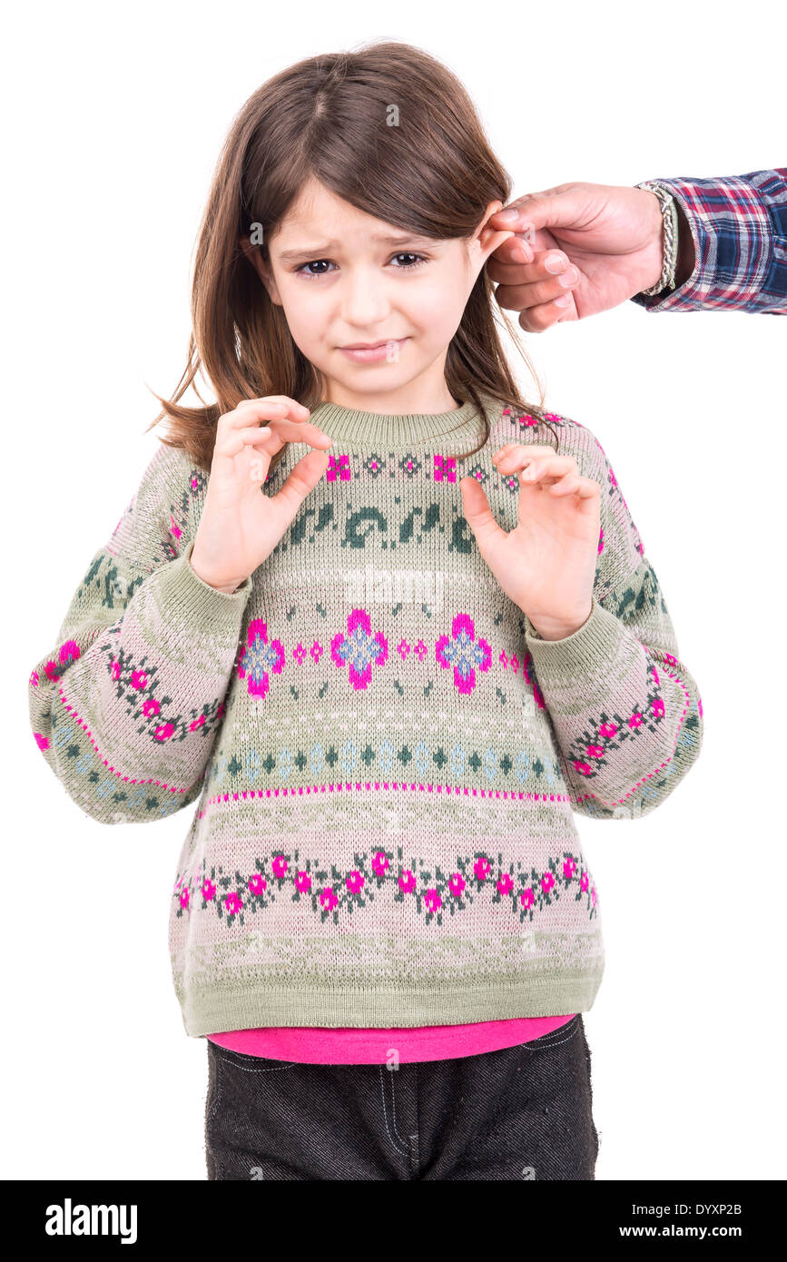 Little girl punishment Banque de photographies et d’images à haute ...