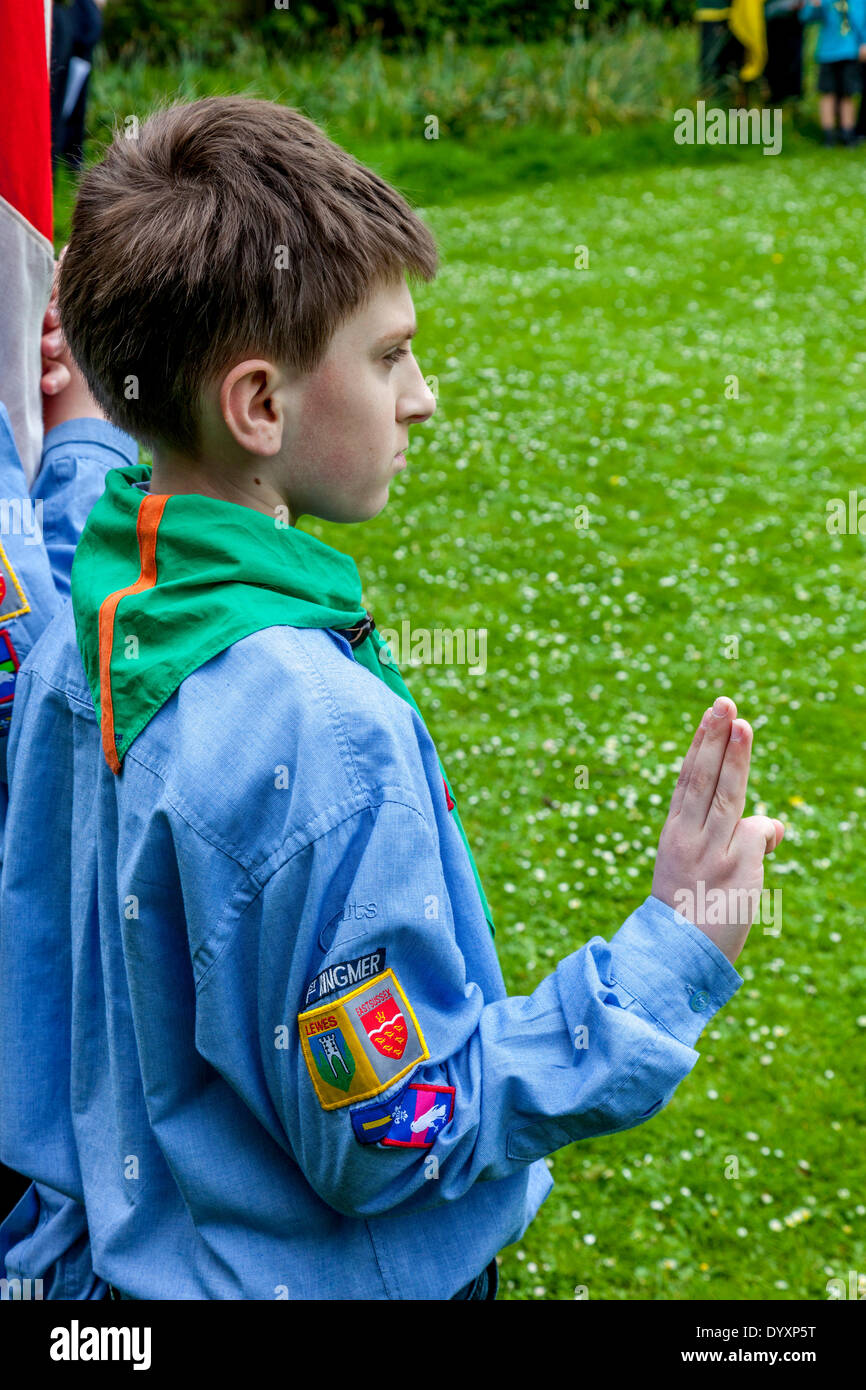 La promesse scoute Banque de photographies et d’images à haute ...