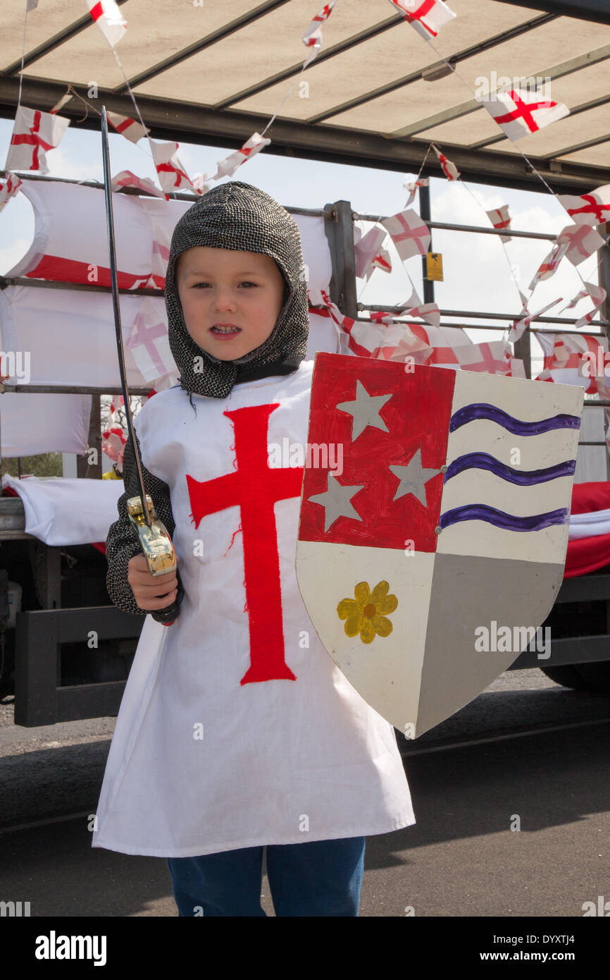 Manchester, Royaume-Uni 27th avril 2014. Le jeune Mason Mercer, 5 ans ...