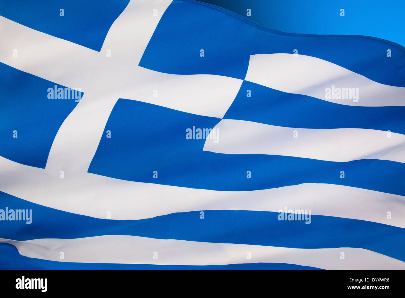 Drapeaux nationaux grecs Banque de photographies et d’images à haute ...