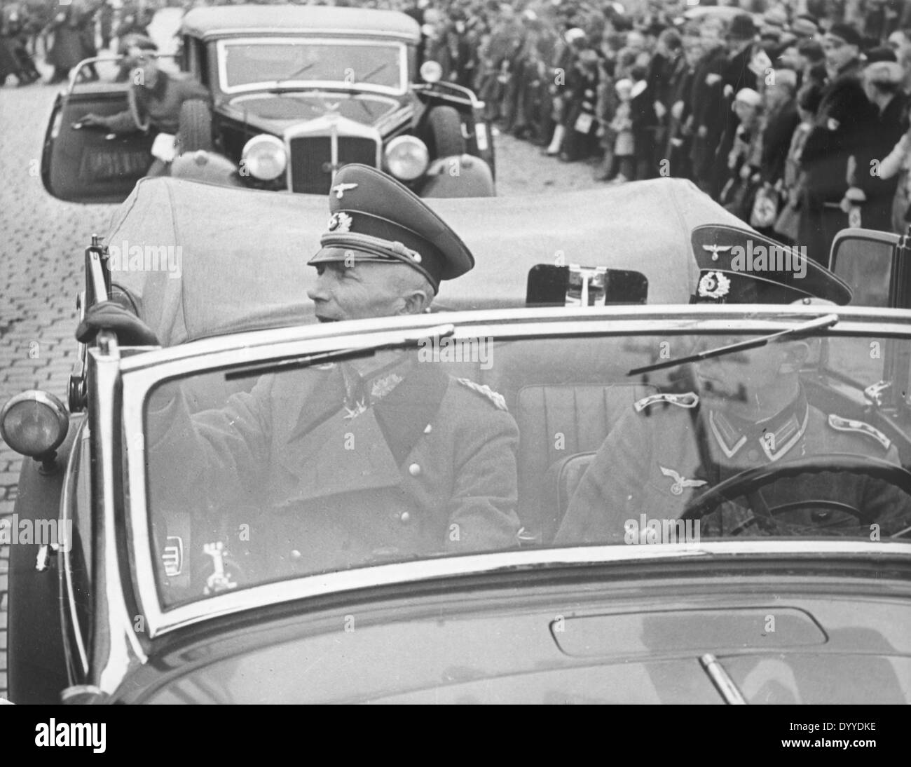 Le général fedor von bock Banque d'images noir et blanc - Alamy