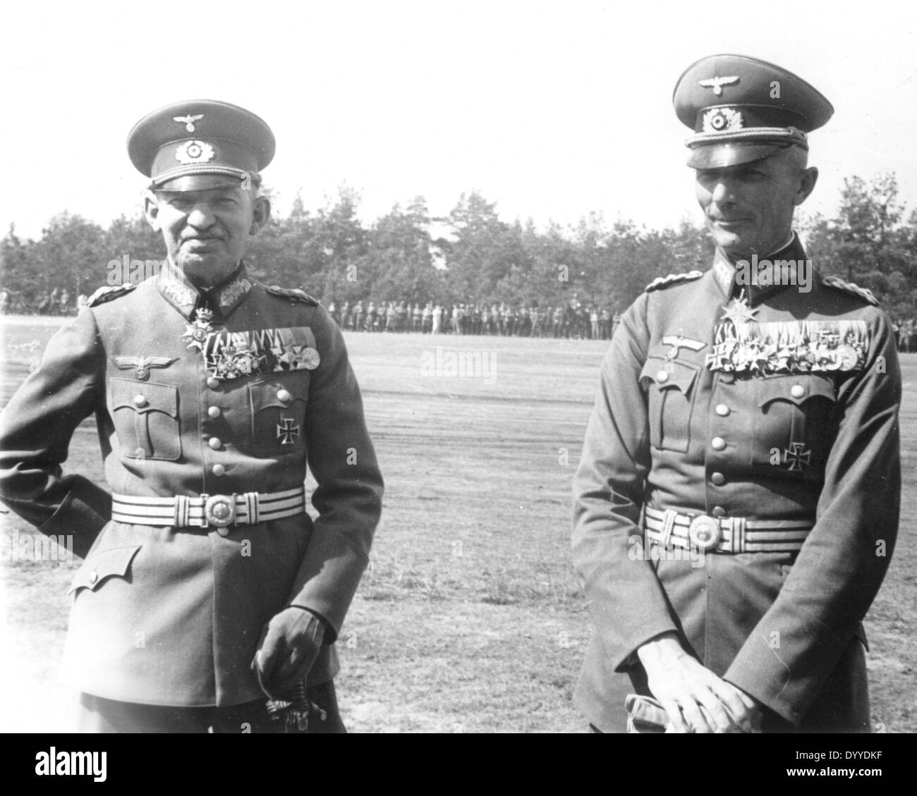 Le général fedor von bock Banque d'images noir et blanc - Alamy