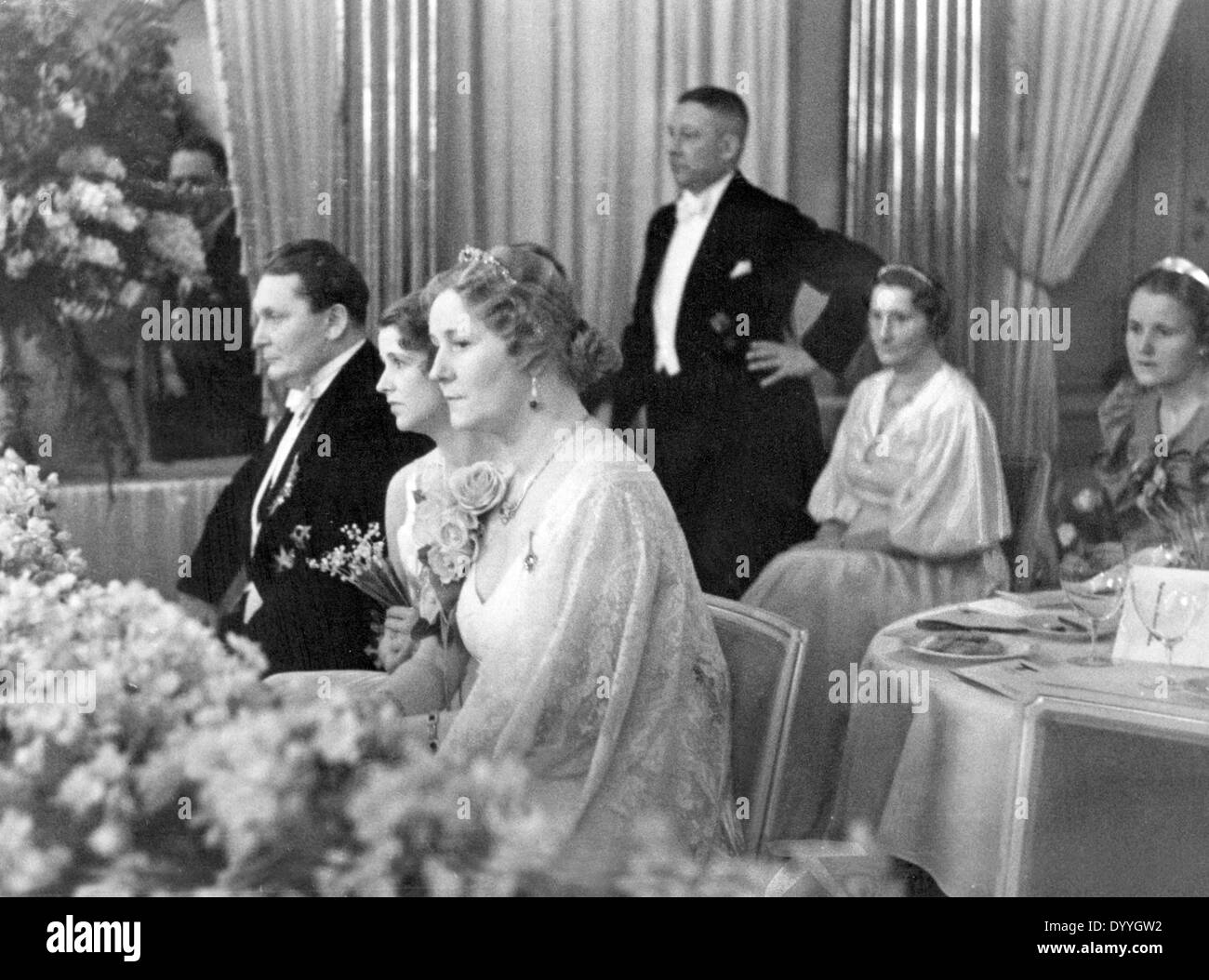Hermann goering wife emmy goering Banque d'images noir et blanc - Alamy