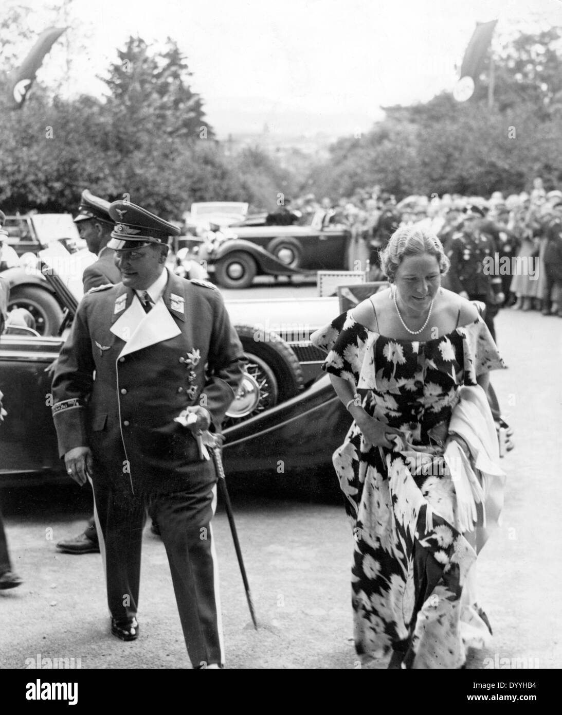 Hermann goering wife emmy goering Banque d'images noir et blanc - Alamy