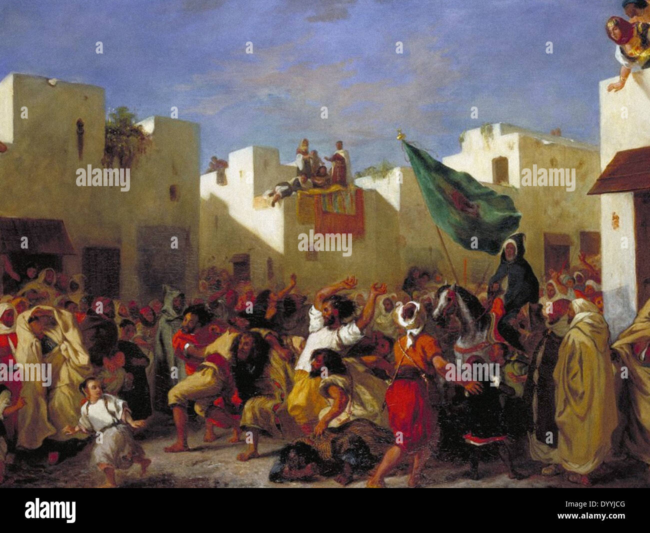 Eugène delacroix fanatiques de tanger Banque de photographies et d ...