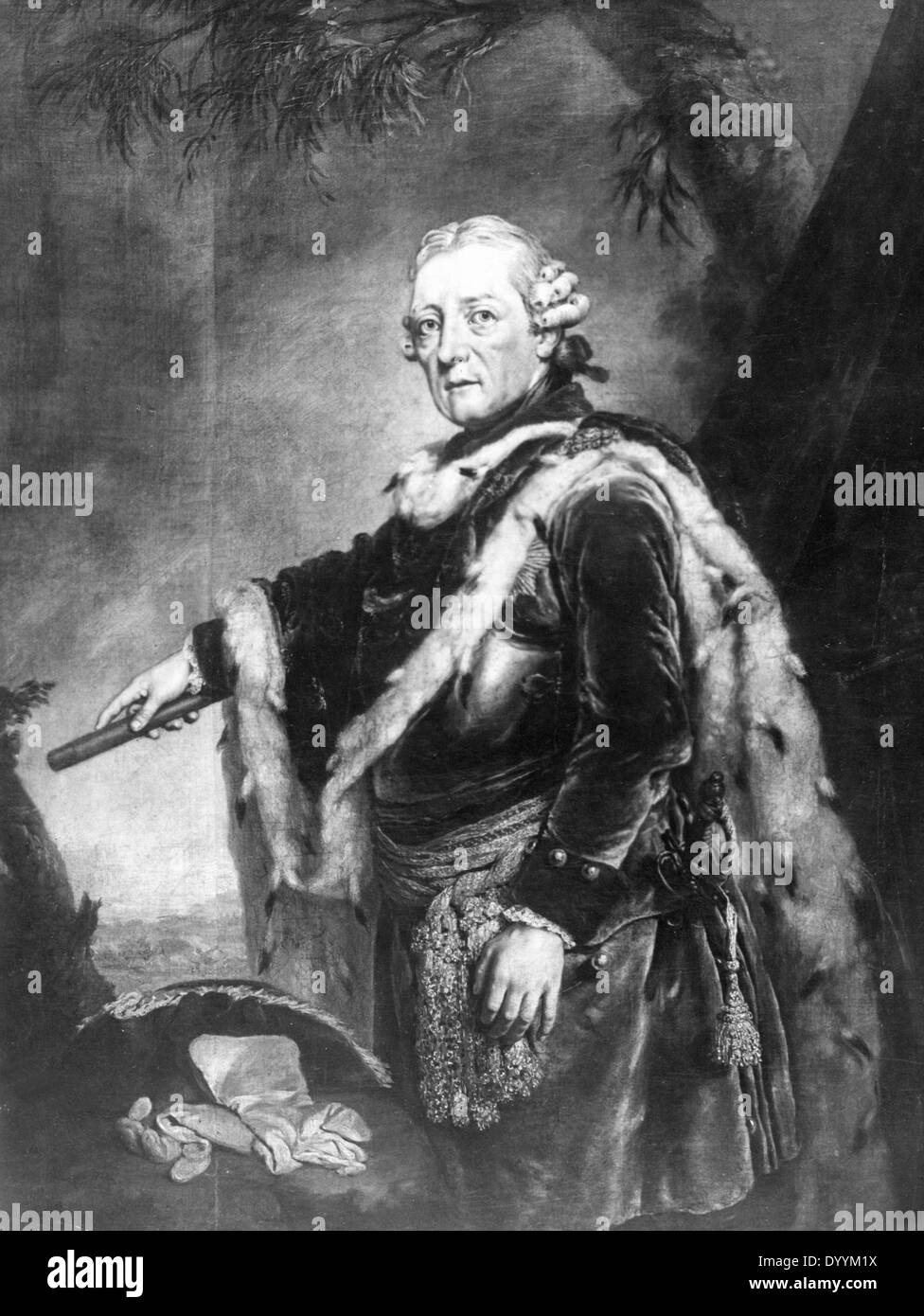 Frederick ii of prussia Banque d'images noir et blanc - Alamy