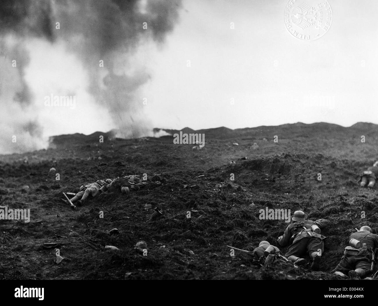 Battle verdun 1916 french soldier Banque d'images noir et blanc - Alamy
