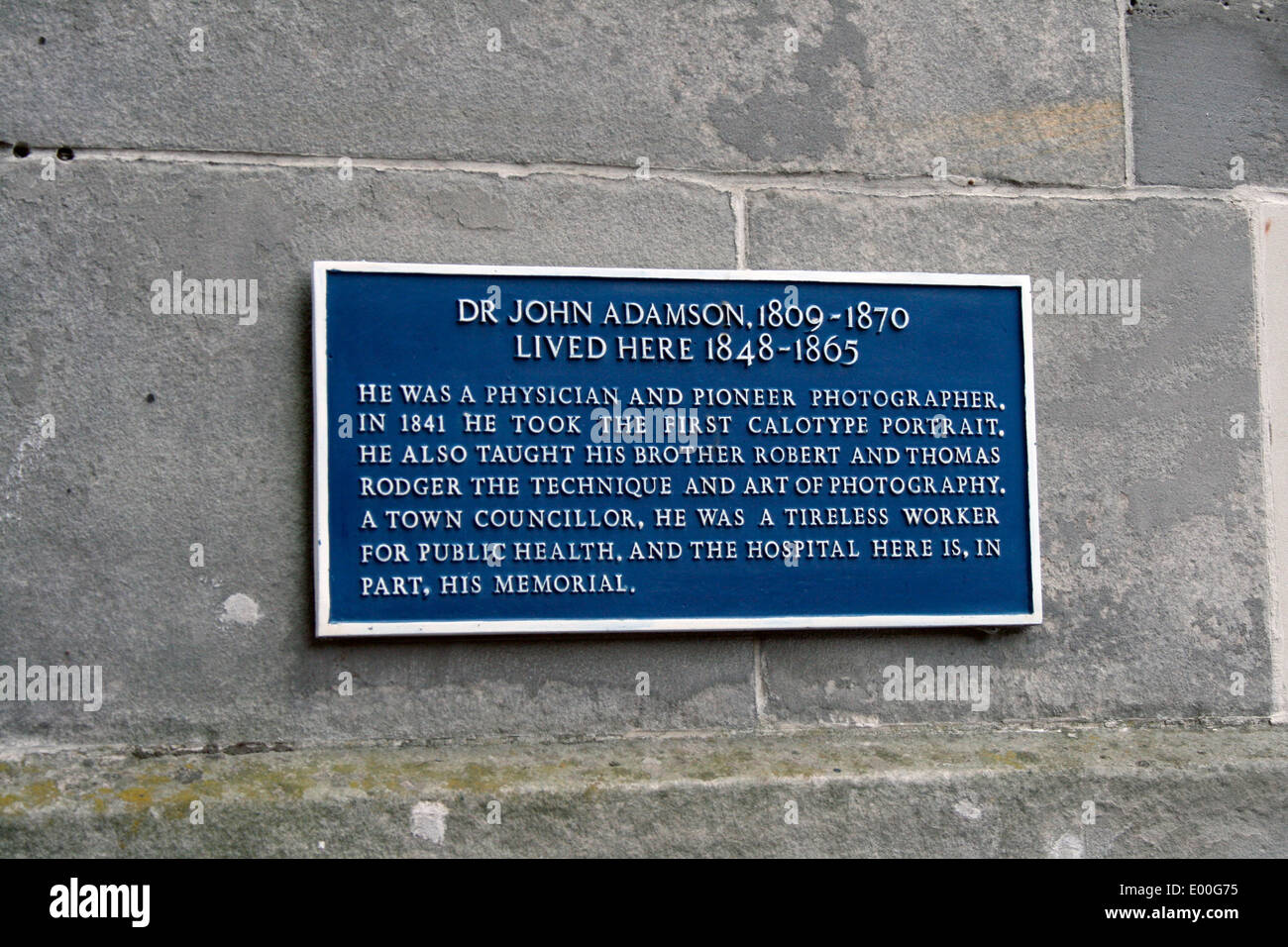 Dr john adamson Banque de photographies et d’images à haute résolution ...