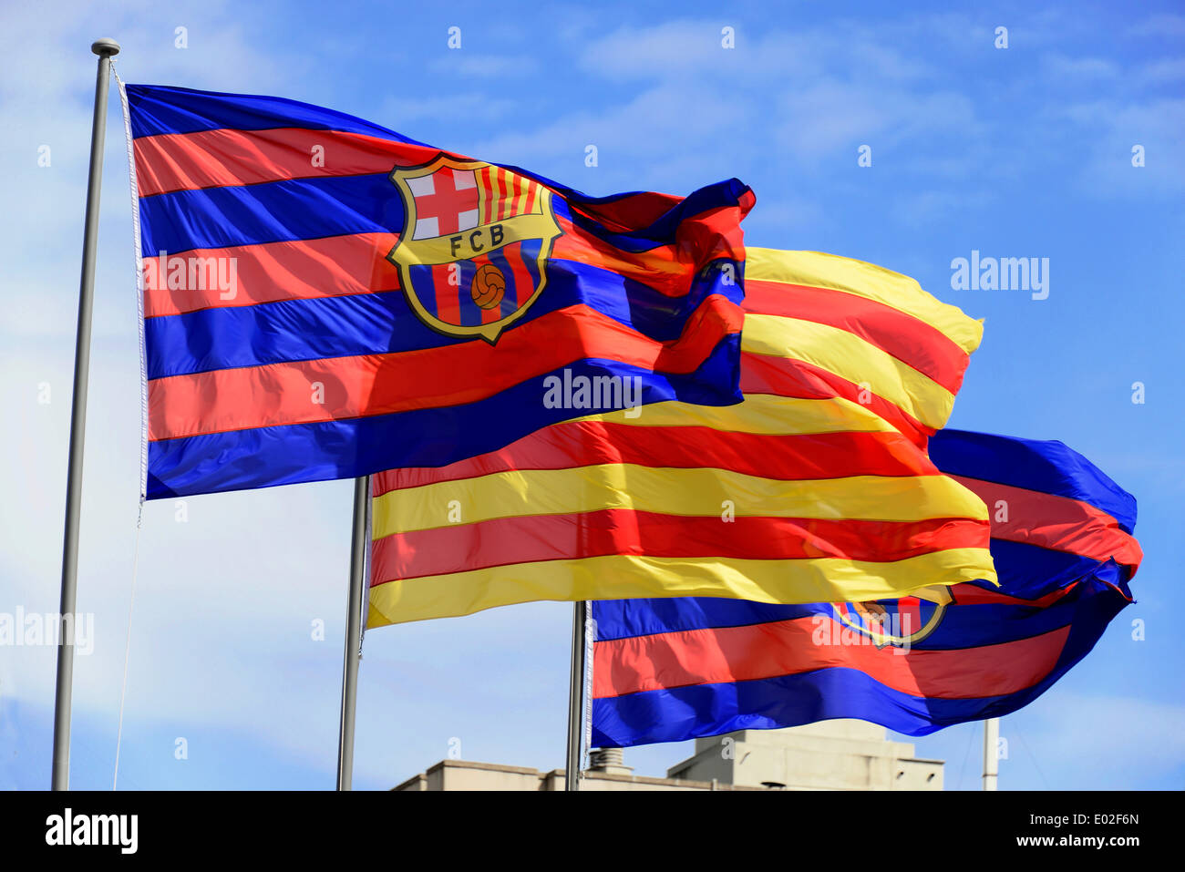 Barcelona flag Banque de photographies et d’images à haute résolution ...