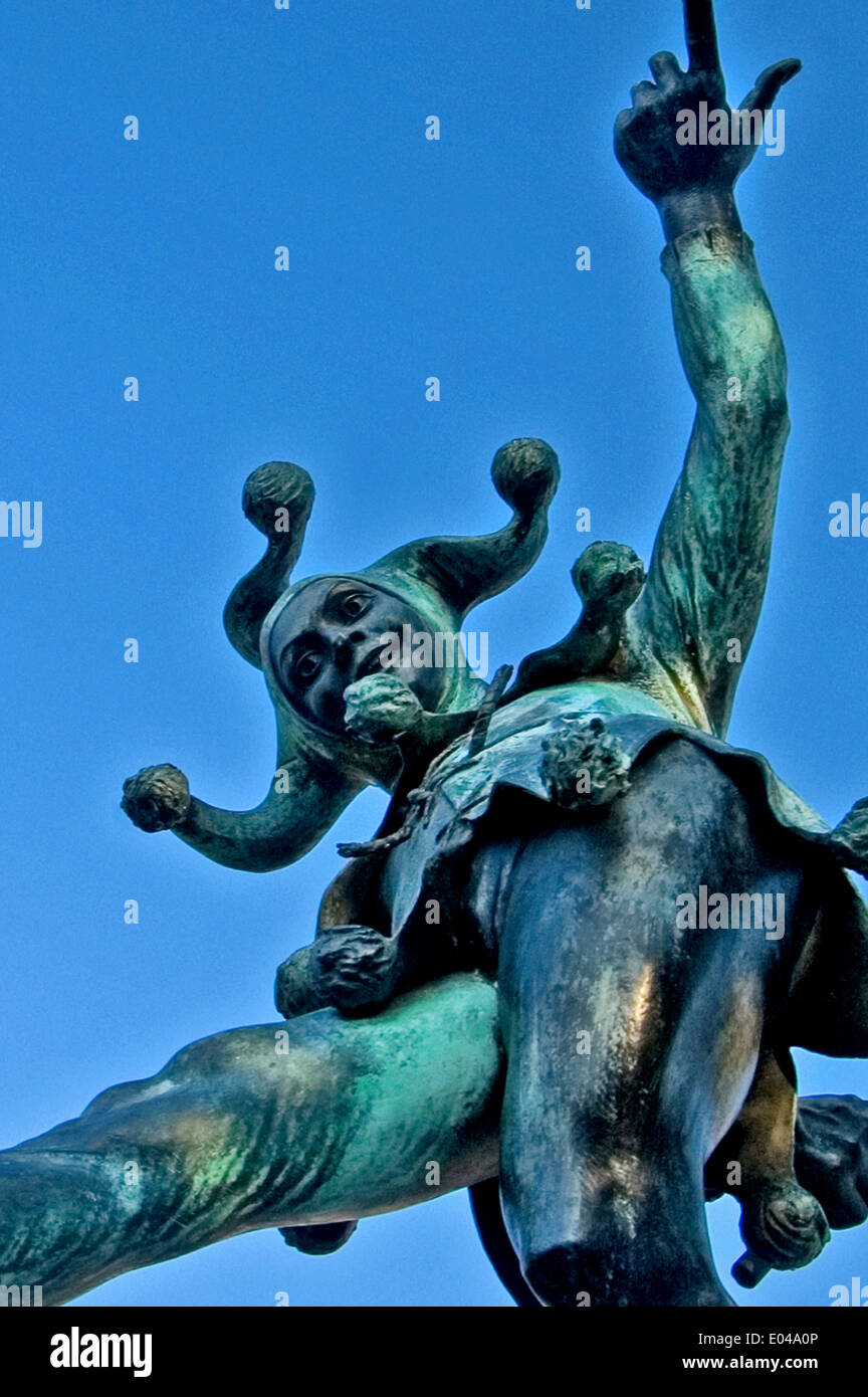 Falstaff statue ciel bleu Banque de photographies et d’images à haute ...