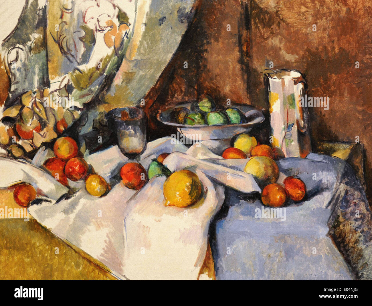 Cézanne nature morte aux pommes Banque de photographies et d’images à haute résolution - Alamy