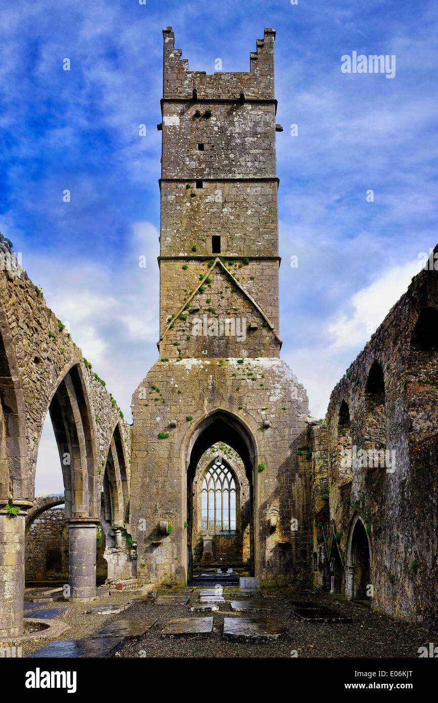 Abbaye de claregalway irlande Banque de photographies et d’images à ...