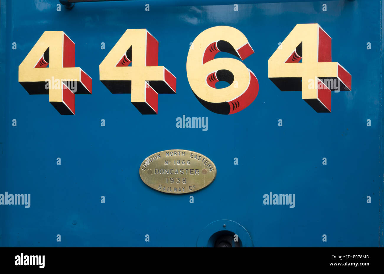 Numéro peint sur 4464 ex LNER Classe A4 locomotive vapeur Petit ...