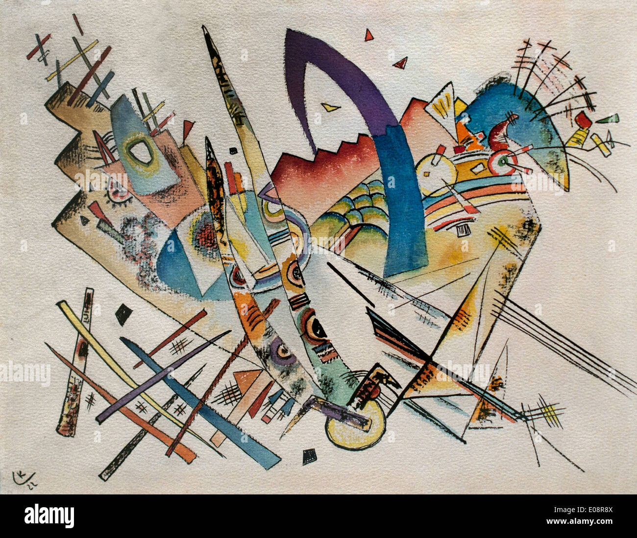 Kandinsky painting 1922 Banque de photographies et d’images à haute résolution - Alamy