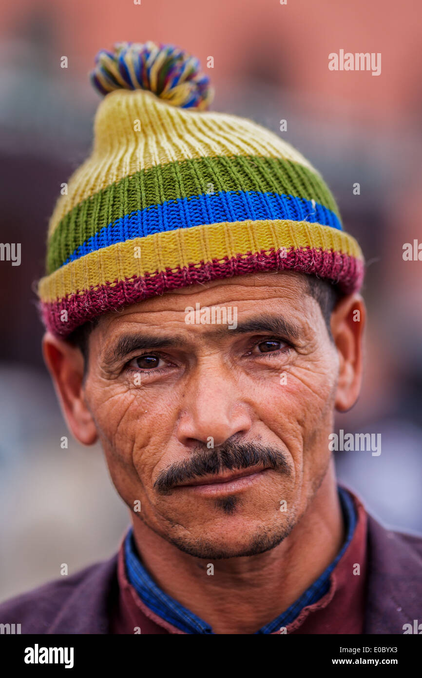 Portrait d'un homme marocain, maroc Banque de photographies et d’images ...