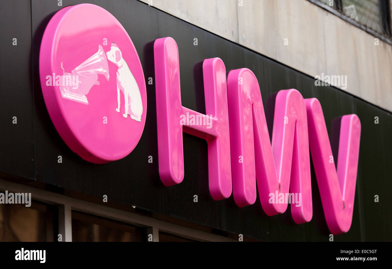 Hmv logo Banque de photographies et d’images à haute résolution - Alamy