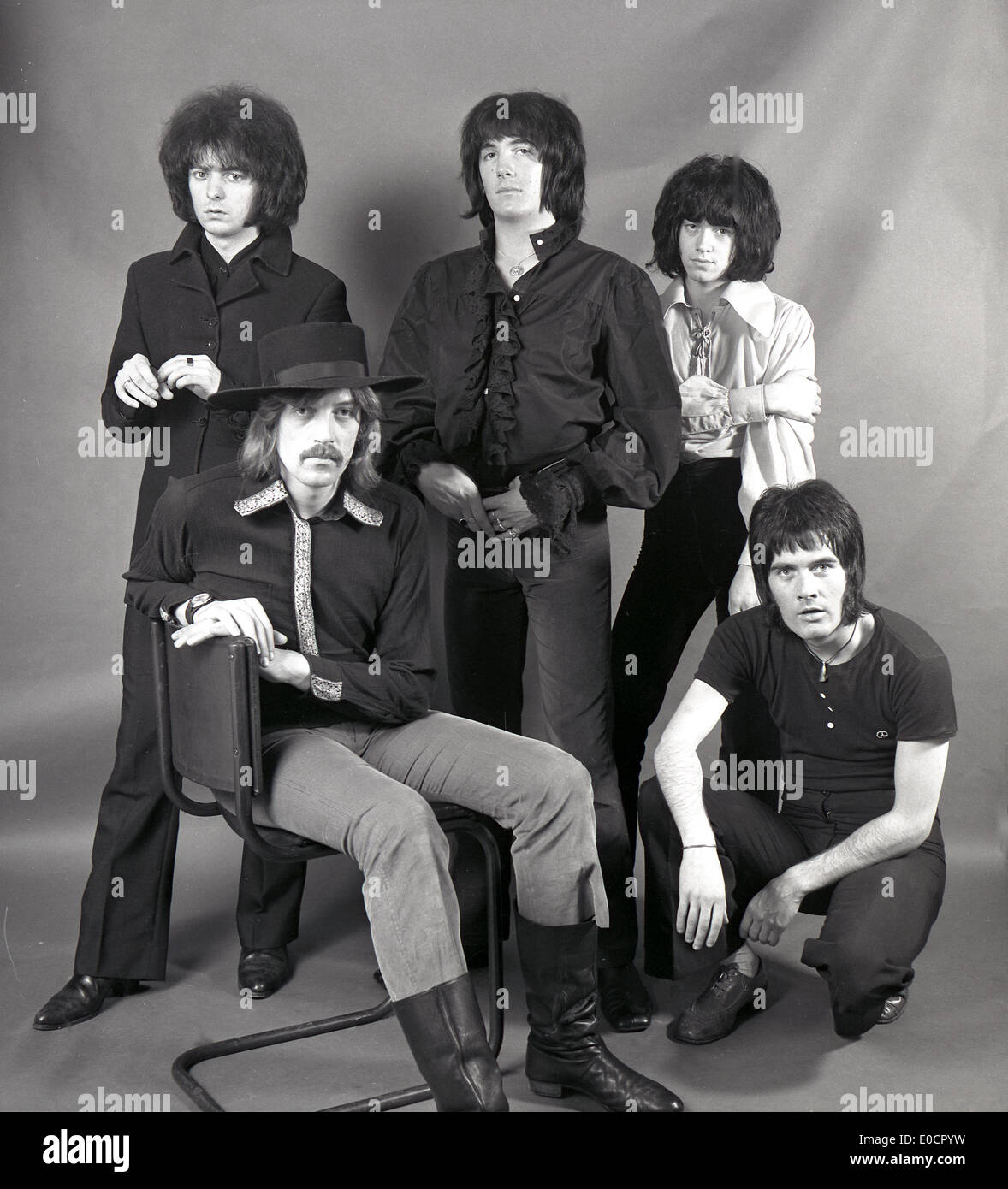 DEEP PURPLE le 24 septembre 1968. À partir de l : Ritchie Blackmore ...