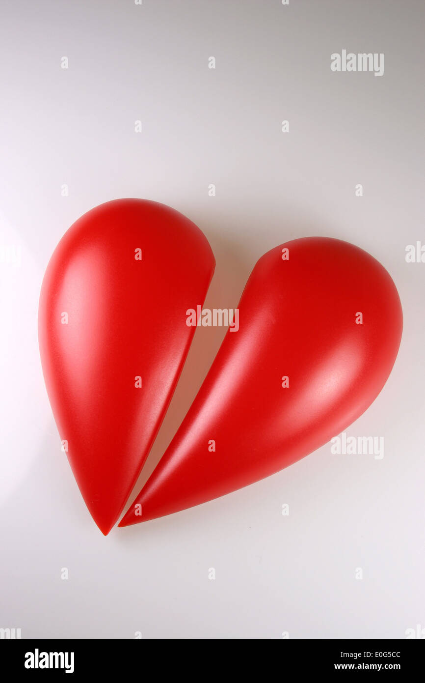 Coeur blessé, les concepts, les émotions, les émotions, l'amour, tombe ...