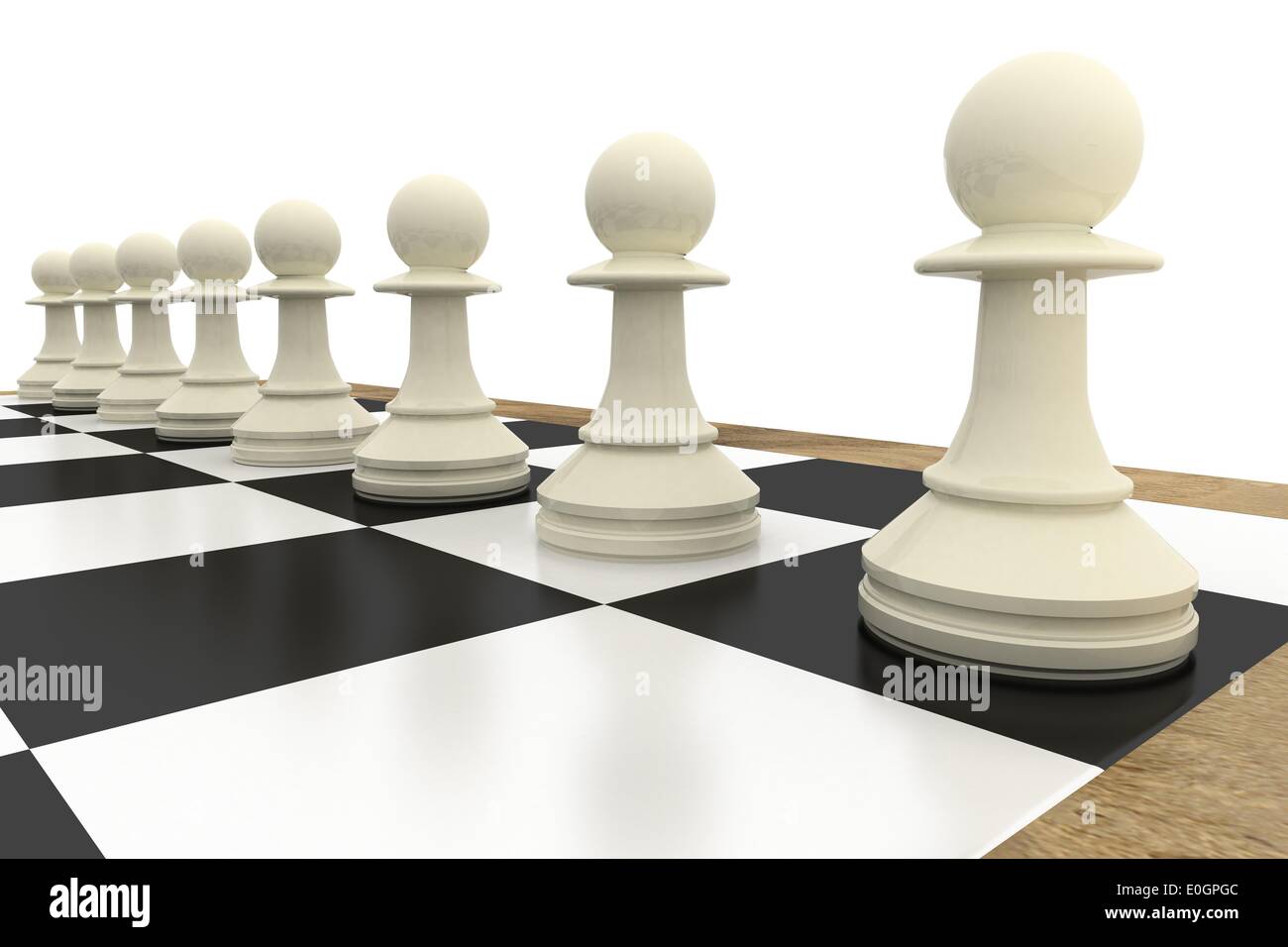 Pions blancs Banque de photographies et d’images à haute résolution - Alamy