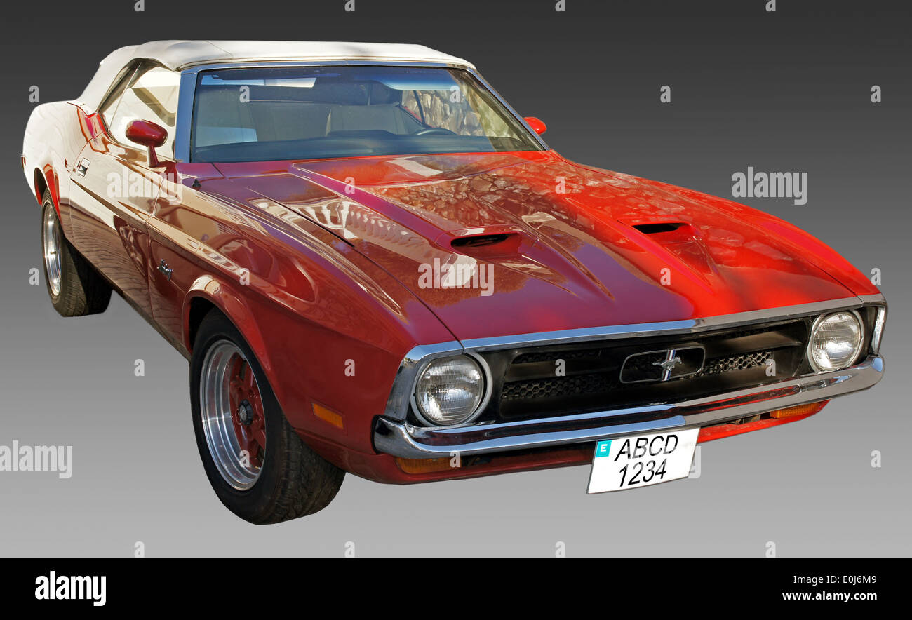 Red ford mustang convertible Banque de photographies et d’images à ...