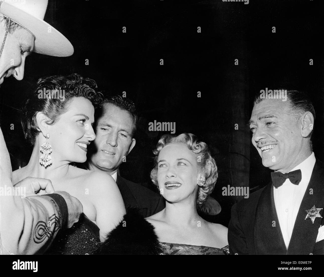 Clark gable and kay Banque d'images noir et blanc - Alamy