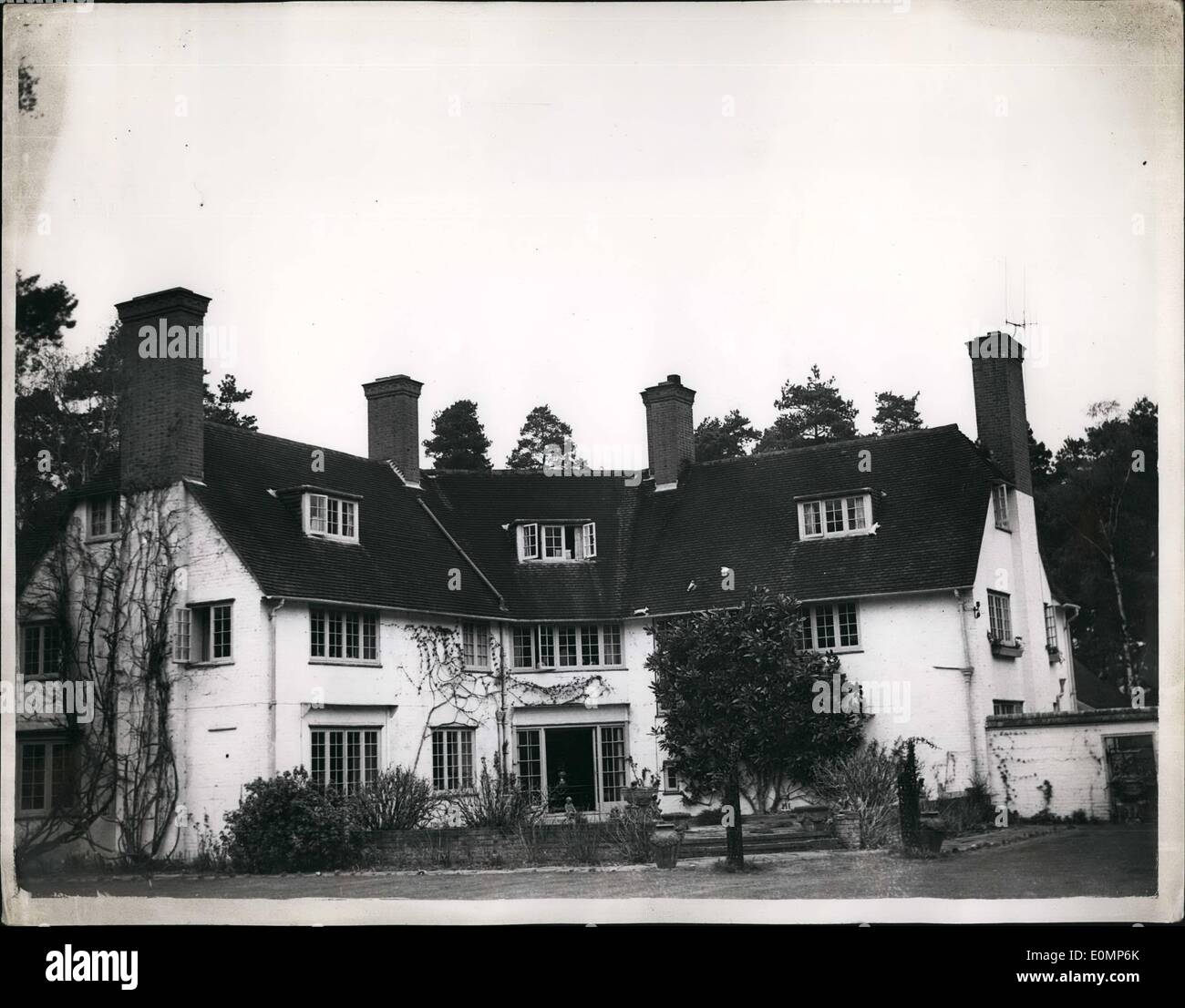 Avril 04, 1956 - ce sera la maison de Marilyn Monroe alors qu'elle est ...