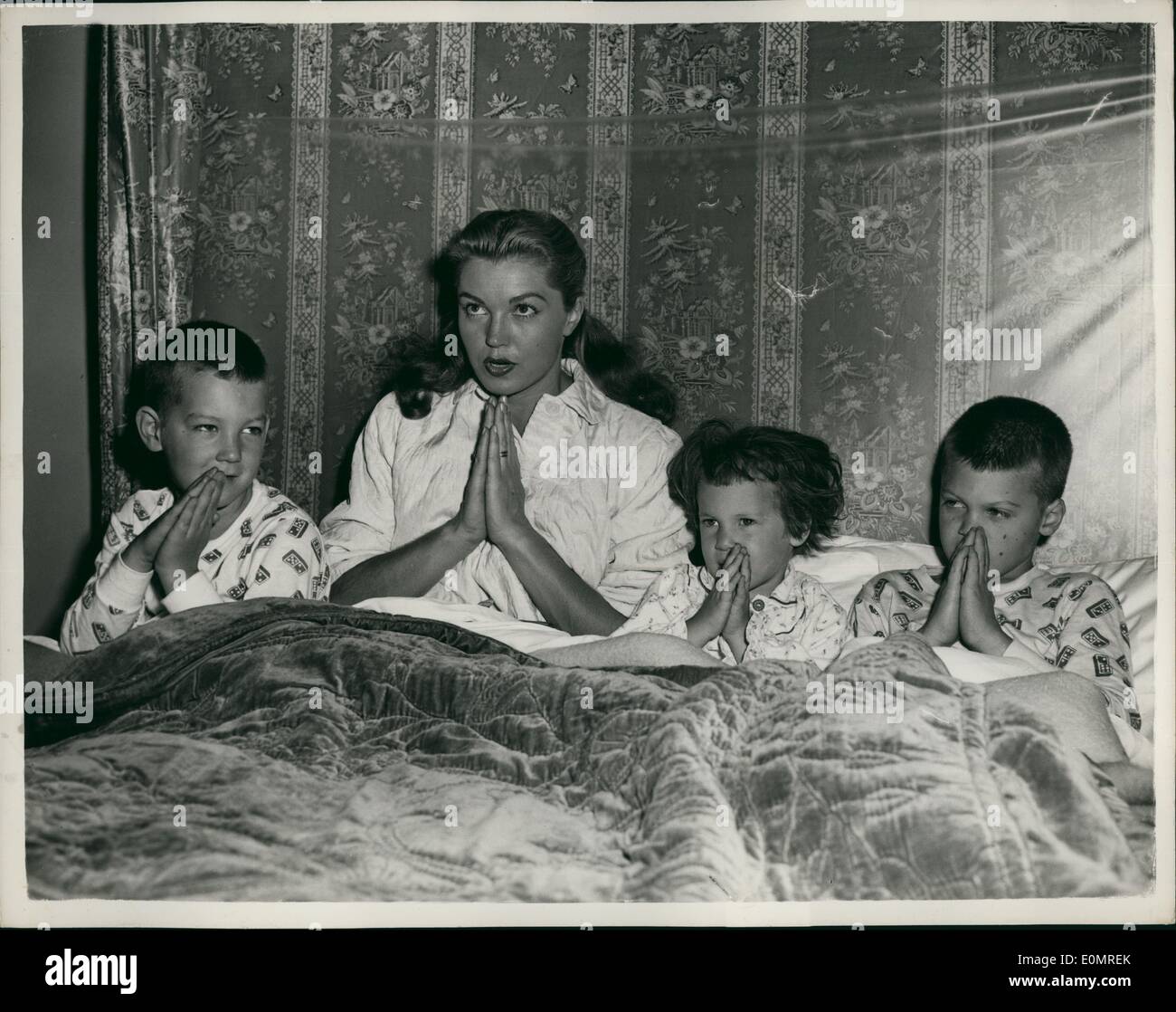 Juin 06, 1956 - Esther Williams à Londres avec sa famille : Film star ...