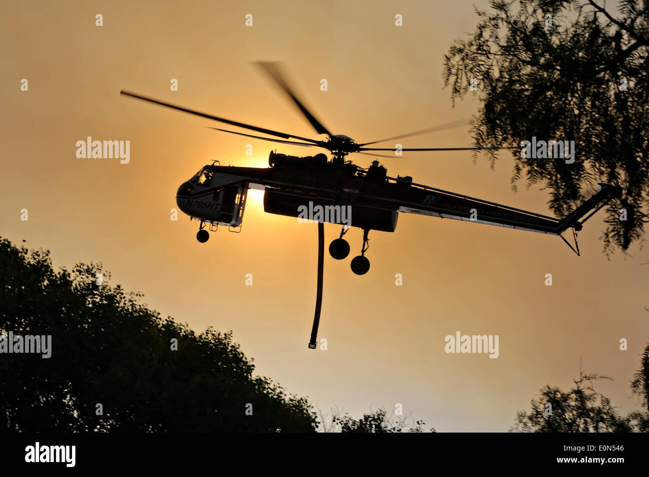 Sikorsky s 64 skycrane helicopter Banque de photographies et d’images à ...