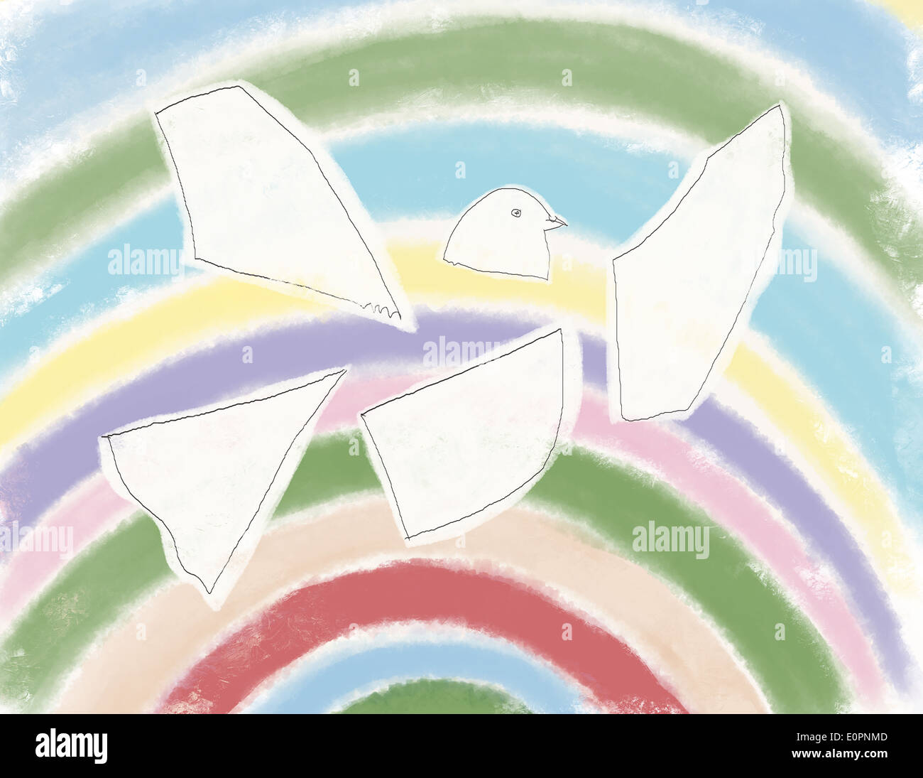 La colombe, symbole de l'espoir Photo Stock - Alamy