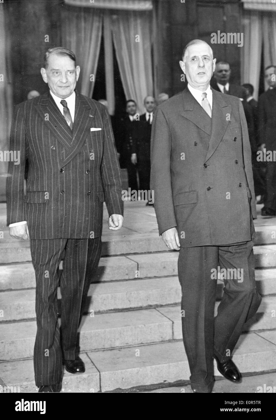 Rene coty de gaulle Banque de photographies et d’images à haute ...