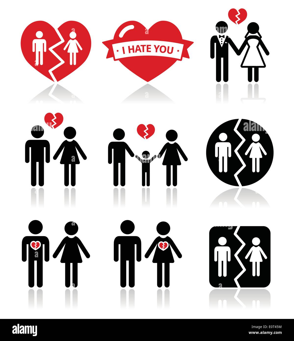 Rupture de rupture Banque d'images détourées - Alamy