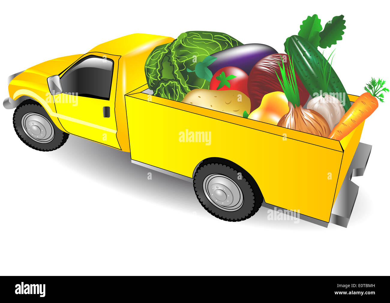 Camion fruits Banque d'image et photos - Alamy