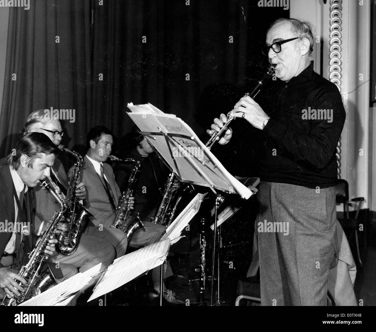 Clarinettiste musicien jazz Banque de photographies et d’images à haute ...