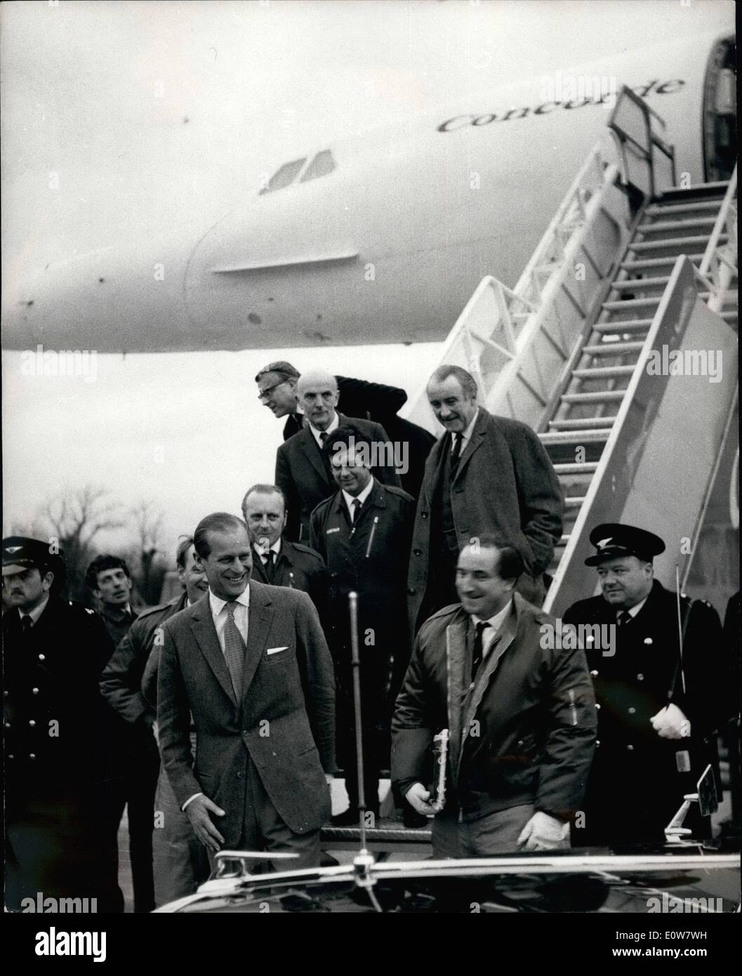 01 janvier, 1962 - Le Prince Philip Pilotes Concorde : le prince Philip ...