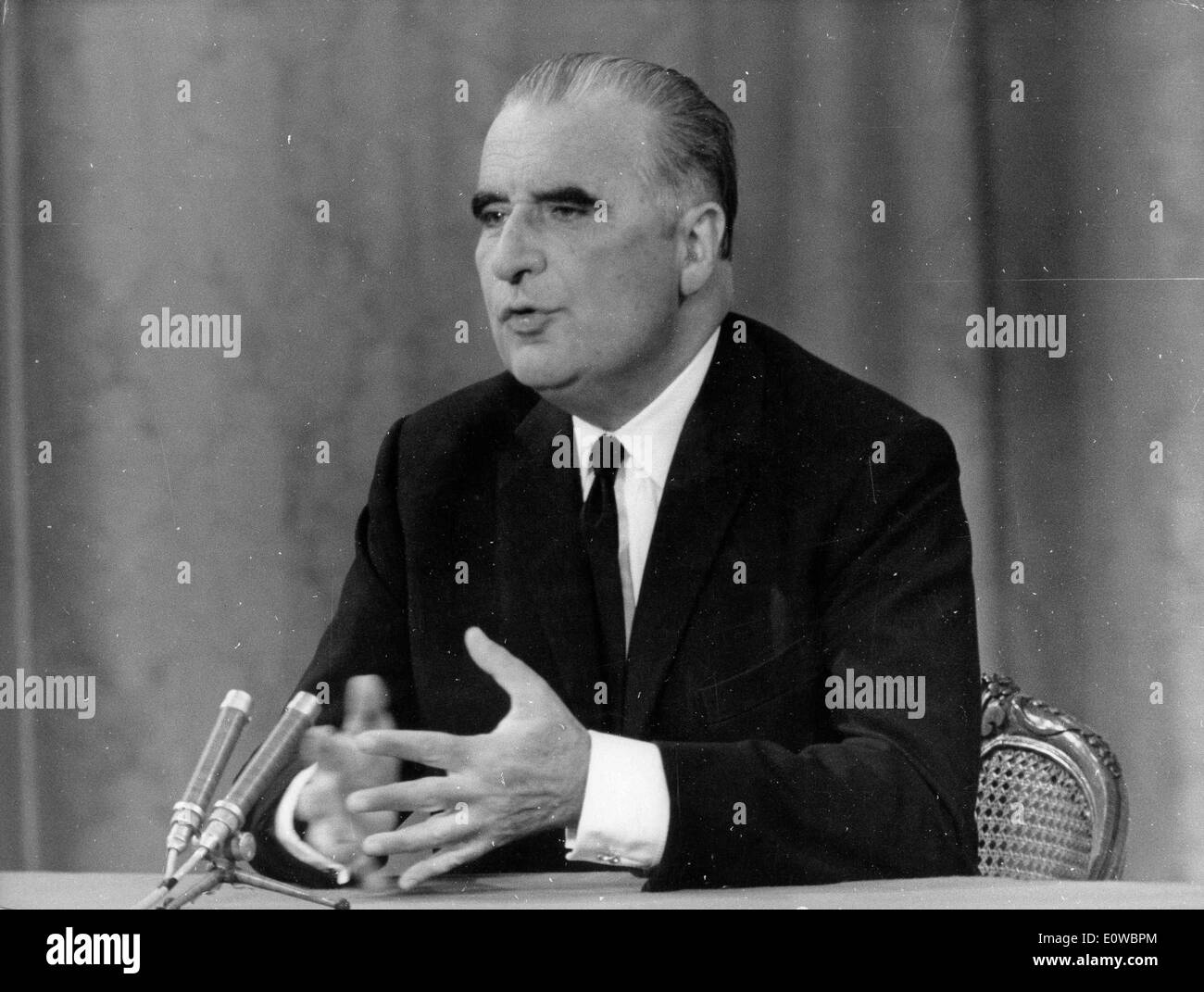 Georges jean raymond pompidou Banque de photographies et d’images à ...
