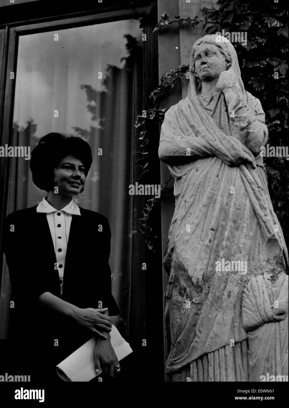 Princess soraya iran Banque d'images noir et blanc - Alamy
